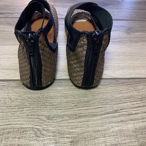 bernie mev. | Shoes | Bernie Mev Bronze Ankle Strap Ballet Flats | Poshmark
